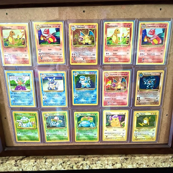 Pokemon | Other | Base Set Pokmon Cards Holographic Complete Set Nm ...